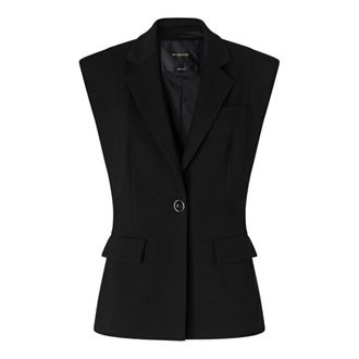 Pinko &Auml;rmellose Jacke mit Form - - Suits - Damen - Schwarzk - L
