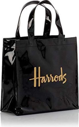 Harrods Sac cabas en PVC noir pour femme Taille M