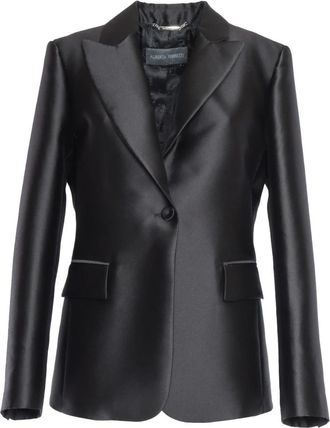 Alberta Ferretti Femme, Vestes, Noir, Taille: 40 FR Giacca