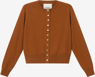 Isabel Marant Cardigan Idesia En Laine - Femme - Caramel - Taille34 - Isabel Marant