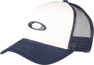 Oakley Mens Trucker Ellipse Hat, Abyss/White