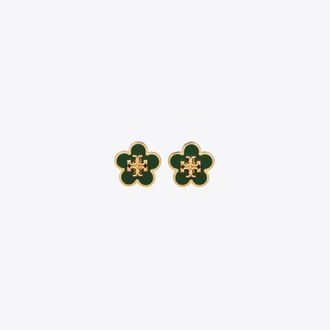 Tory Burch Damen Forget Me Not Emaille-Ohrstecker