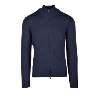 Vengera Cardigan - - Knitwear - Herren - Blau - M