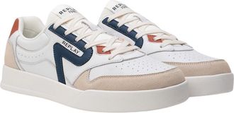 Replay Herren Gmz5n.000.c0002l Sneaker, 121 White Lt Navy, 40 EU