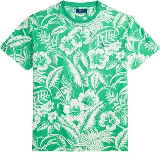 Polo Ralph Lauren T-Shirt mit Blumen-Print - Gr&uuml;n
