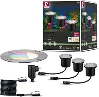 Paulmann 94275 Plug & Shine Aussenleuchte ZigBee Basisset Bodeneinbauleuchte