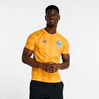 New Balance Homme FC Porto Match Jersey en Noir, Polyester, Taille XL