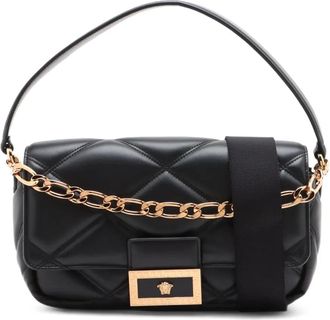 Versace sac porté épaule Greca Flame (2020) - Noir