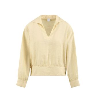 Aspesi Garment-dyed Light Leinenhemd - - Blouses & Shirts - Damen - Beige - L