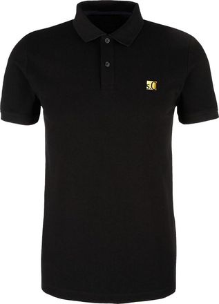 s.Oliver Herren Poloshirt (DE/NL/SE/PL, Alphanumerisch, 3XL, Regular, Regular, schwarz/Gold)