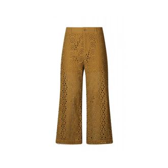 Liu Jo Sangallo Cropped Hosen - - Trousers - Damen - Beige - 2XL