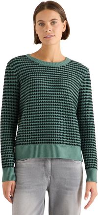 Cecil Damen Two-Tone Strukturpullover