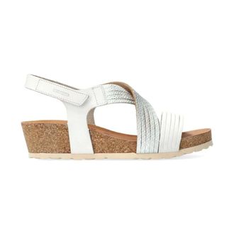 Mephisto Femme, Chaussures, Blanc, Taille: 36 EU Sandale en Cuir Tendance pour Femmes