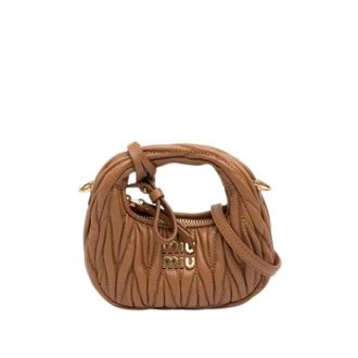 Miu Miu Pre-owned The Wander - Femme - Pre-owned - Brun - Taille: ONE Size