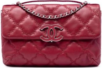 Chanel Pre-owned Hamptons Flap - Femme - Pre-owned - Rouge - Taille: ONE Size