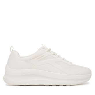 Calvin Klein Sneakers Calvin Klein Andrea - Chunky Ck Stripe Runner Trainers HM0HM02158 Wei&szlig;