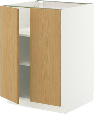 IKEA METOD Unterschrank m B&ouml;den/2T&uuml;ren