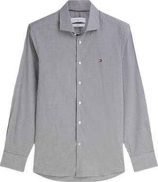 Tommy Hilfiger Chemise slim en coton organique m&eacute;lang&eacute;