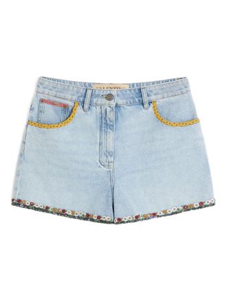 Valentino Garavani short chino droit - Bleu