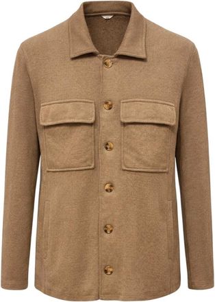 Lardini Homme, Vestes, Brun, Taille: XL Surchemise en lin