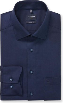 Olymp Luxor, Modern Fit, Hemd mit verkürzter Ärmellänge in