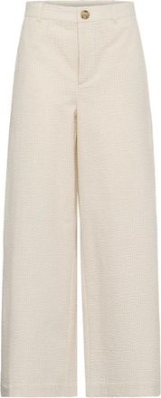 Part Two Femme, Pantalons, Blanc, Taille: 42 FR Wide Pantalons