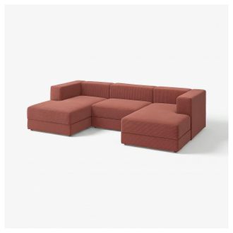 IKEA J&Auml;TTEBO 3,5er-Sitzelement mit R&eacute;camieren