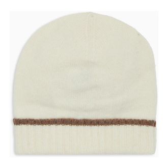Gallo Gallo, unisex, Accessoires, Blanc, Taille: ONE Size Berretto risvolto in lana