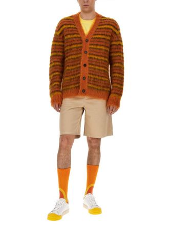 Marni Mohair Knit Cardigan - Multicolor