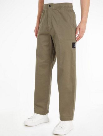 Calvin Klein Jeans Sweathose BADGE TRIM WOVEN PANT