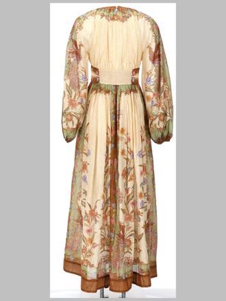 Zimmermann Cotton-Silk Blend Maxi Dress - Multicolor