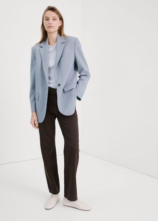 Mango Jean Matilda droit taille normale chocolat - Femme - 32 - MANGO