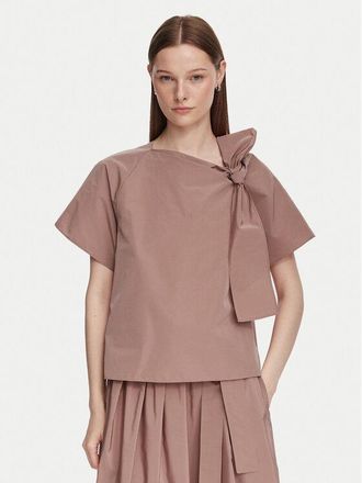 Max Mara Bluse Recente 2625166071 Braun Regular Fit