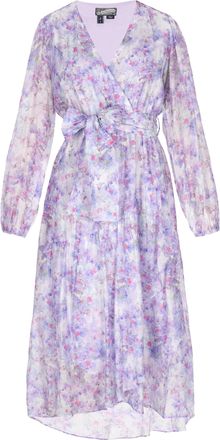 Dreimaster Dreimaster Kleid Frauen violett rosa mehrfarbig