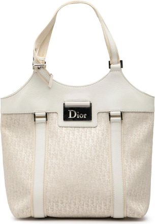 Dior Shopper - Diorissimo Trotter Canvas Street Chic Tote - Gr. unisize - in Wei&szlig; - f&uuml;r Damen