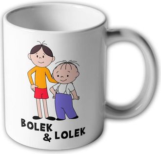 Copytec Tasse BOLEK & LOLEK Comic Figuren Zeichentrick Kindheit 60er 70er 80er 46129