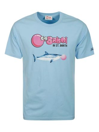 MC2 Saint Barth t-shirt &agrave; motif requin - Bleu