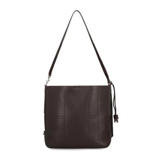 Hogan Glatte Leder-Umh&auml;ngetasche - - Bags - Damen - Braun - ONE SIZE