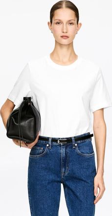 Arket LILY Charakteristisches T-Shirt -Wei&szlig;