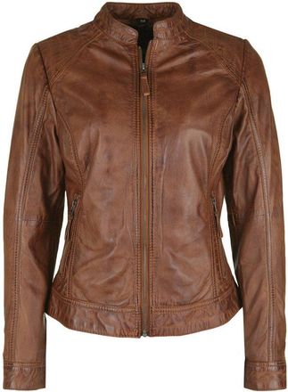 H.I.S Lederjacke SALENA (1-St) mit Stickereien im Schulterbereich