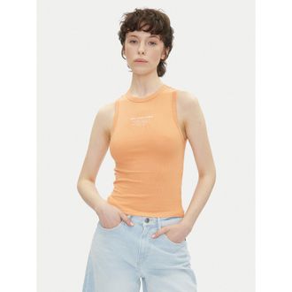 Pepe Jeans London Top Viv PL506032 Orange Slim Fit