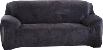 SOLUSTRE Elastischer Dicker Sofabezug aus Polyester Spandex Rutschfester Vollumh&uuml;llender Stretch schutzbezug Sitzer Sofas Pflegeleicht und Strapazierf&auml;hig