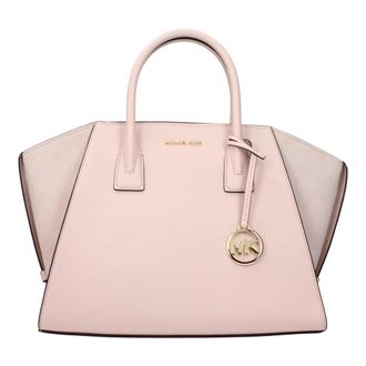 Michael Kors Avril Kleine Handtasche aus genarbtem Leder - - Bags - Damen - Rosa - ONE SIZE