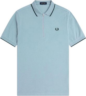 Fred Perry Homme, Tops, Bleu, Taille: 2XL Polo Chemises