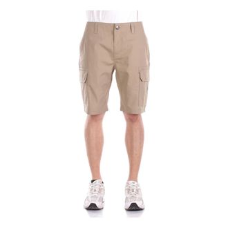 Dickies Homme, Shorts, Beige, Taille: W31 Shorts en coton décontractés avec fermeture éclair