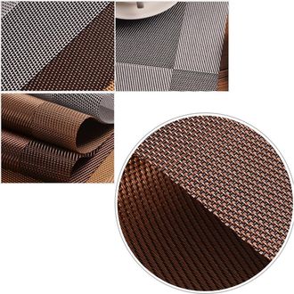 BESPORTBLE 4st&uuml;cke Antirutschmatte f&uuml;r Tisch Tischmatten aus Hochwertigem PVC W&auml;rmeisolierende Tischsets und Hitzebest&auml;ndig Sch&uuml;tzt Esstisch vor Kratzern und Fle