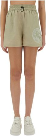 Burberry Femme, Shorts, Beige, Taille: 40 FR Logo Cotton Shorts