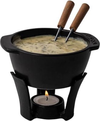 Boska Boska Set &agrave; Fondue Party Mini/Pour Fondue au Fromage et Sauce / 300 ml/Caquelon &agrave; Fondue Lavable au Lave-vaisselle