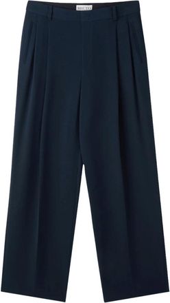 Recto Homme, Pantalons, Bleu, Taille: XL Fluid Tuck Detail Suit Pants