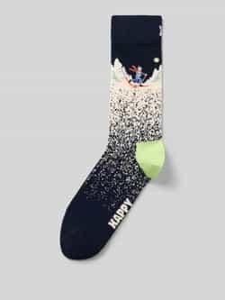 Happy Socks Socken aus elastischem Baumwoll-Mix Modell Snowy Night